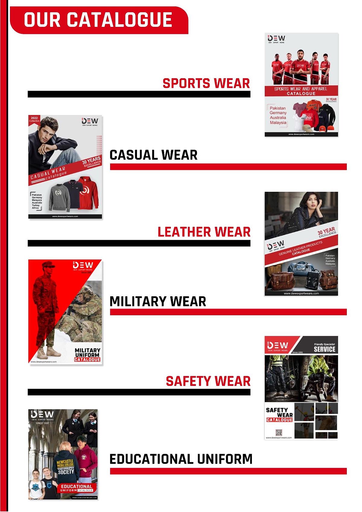 Company Profile - Dew Export Wears