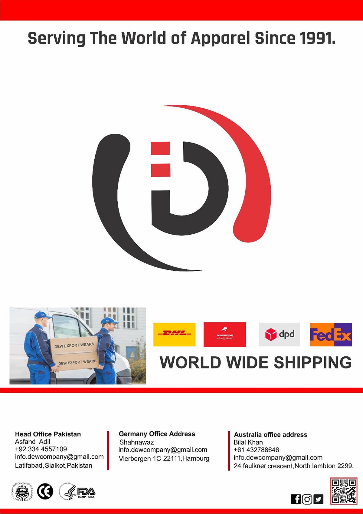 Company Profile - Dew Export Wears